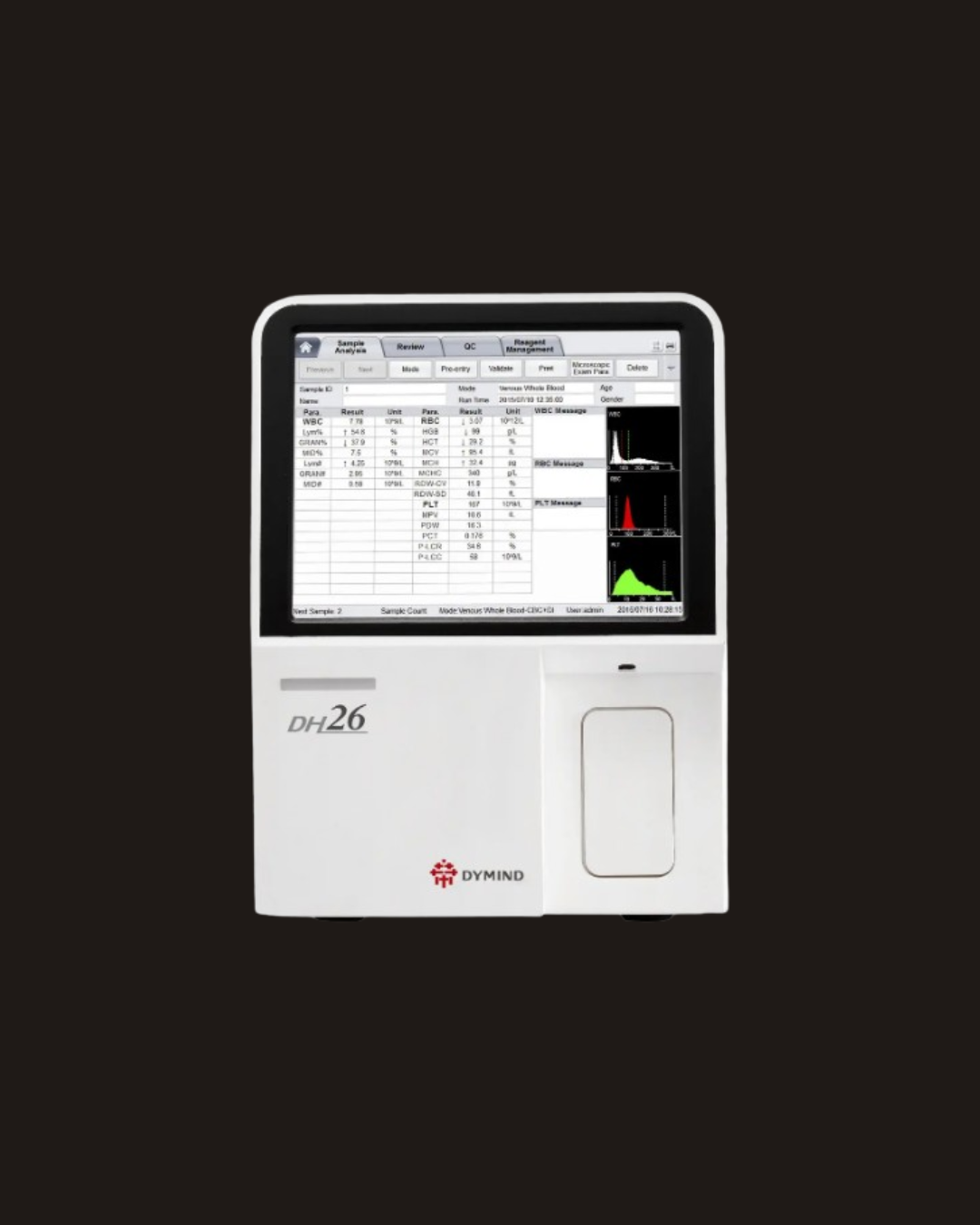EQUIPO DE HEMATOLOGÍA: DYMIND 26 - Overlab Instruments